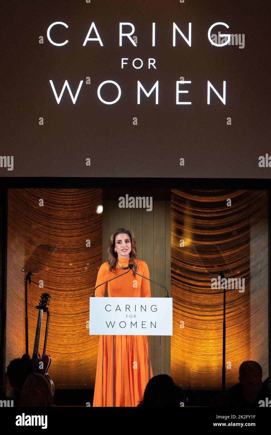 Queen Rania Al Abdullah of Jordan attends Kering Foundation’s ‘Caring ...