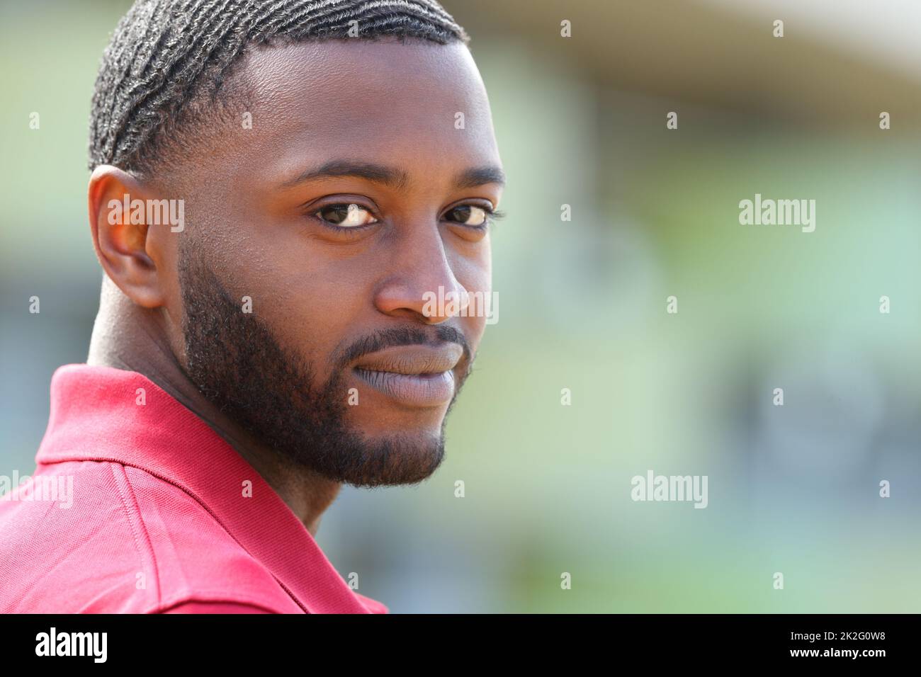 Handsome black man face hi-res stock photography and images - Alamy