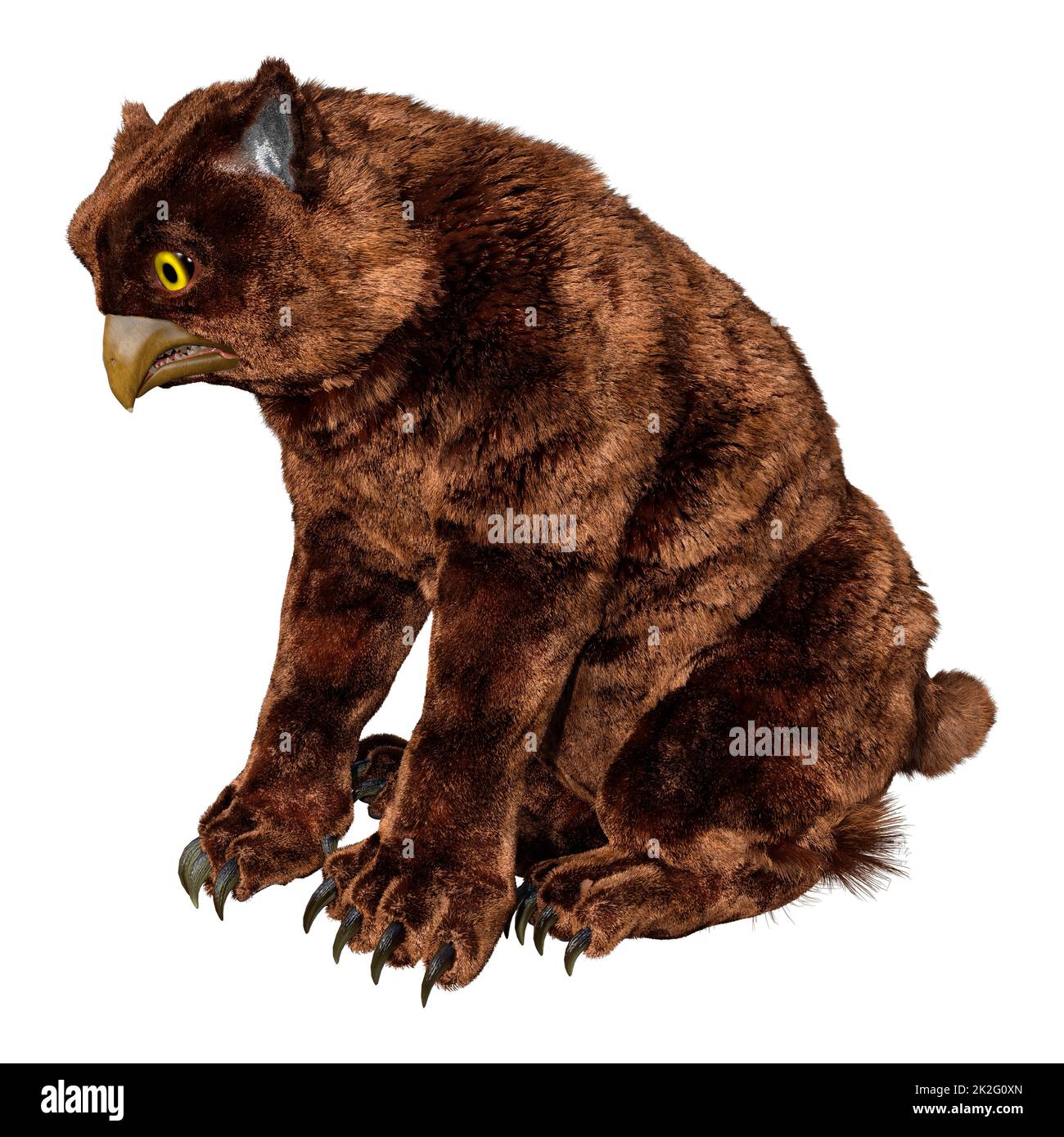 3D Rendering Fantasy Creature on White Stock Photo - Alamy
