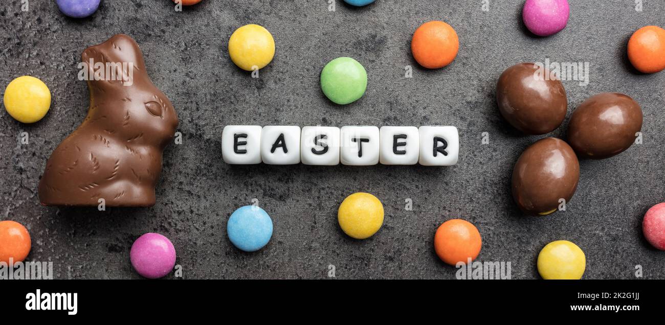 Delicious chocolate easter eggs hi-res stock photography and images - Alamy
