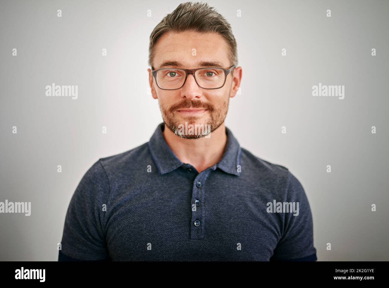 Confident and self-assured. Cropped portrait of a mature man standing ...