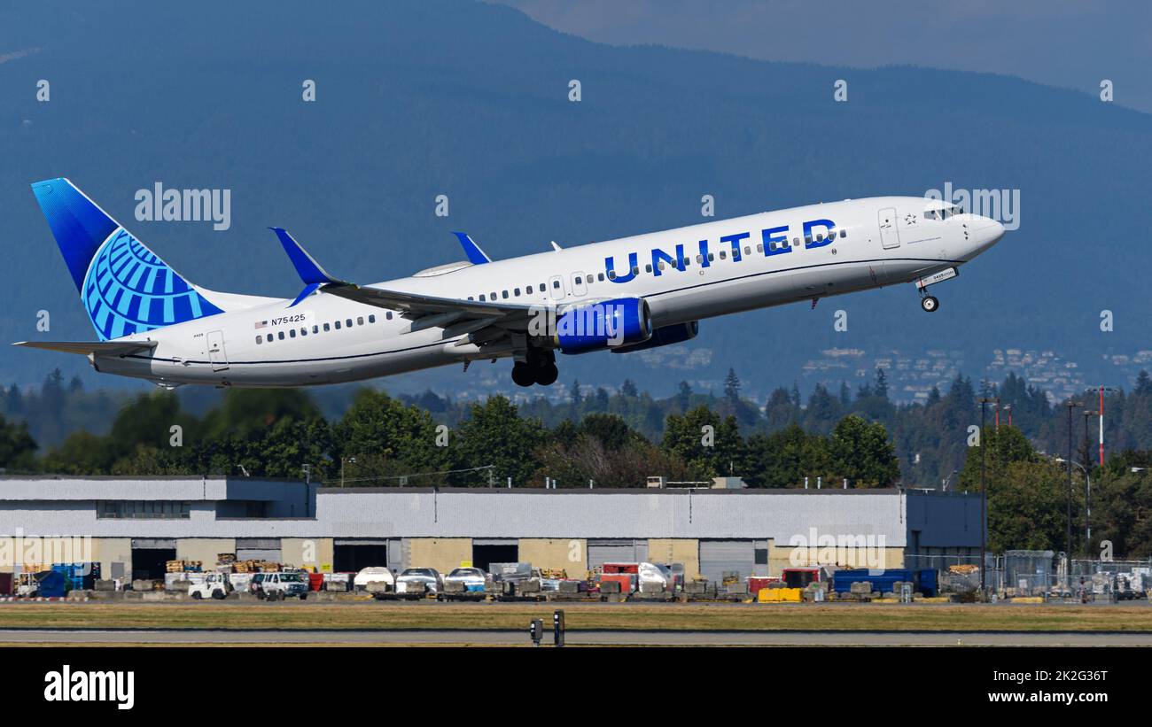 Richmond, British Columbia, Canada. 22nd Sep, 2022. A United Airlines ...