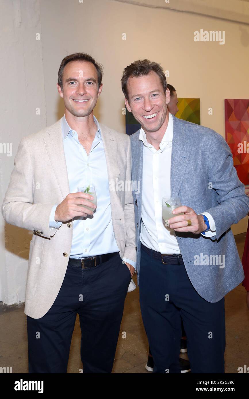 New York, NY on September 22, 2022 Nico Landrigan and Ryan Hardy attend ...