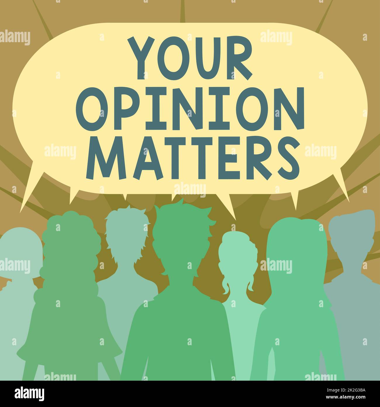 Sign displaying Your Opinion Matters. Business showcase to Have your ...