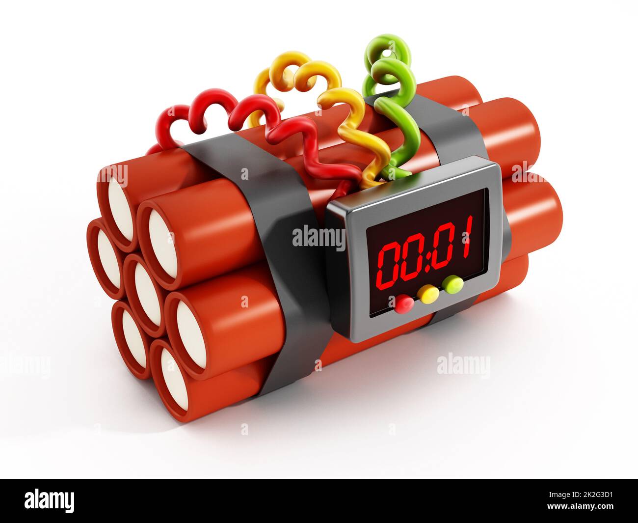 Tnt dynamite red bomb timer hi-res stock photography and images - Alamy