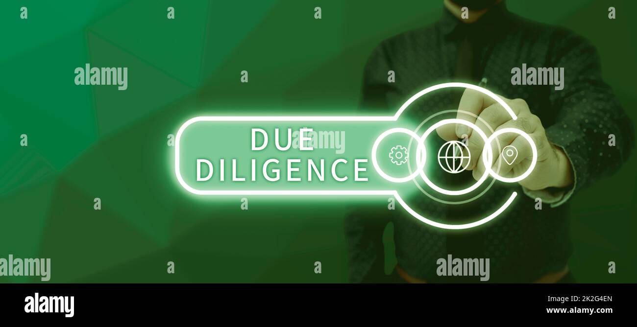 Hand writing sign Due Diligence. Word Written on Comprehensive ... Hand writing sign Due Diligence. Word Written on Comprehensive ...