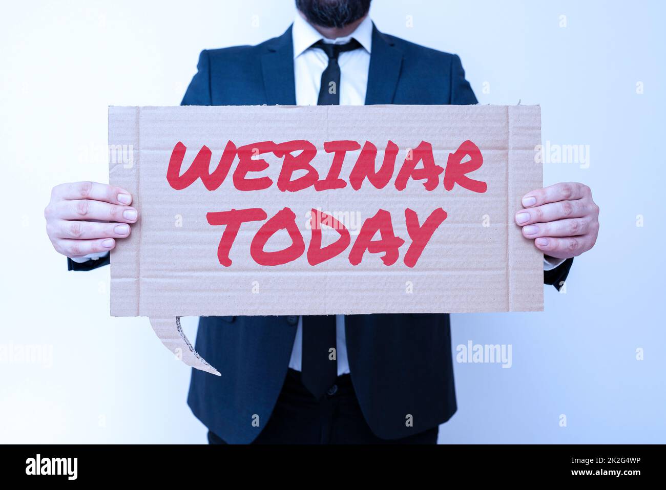 Text caption presenting Webinar Todaylive online educational ...