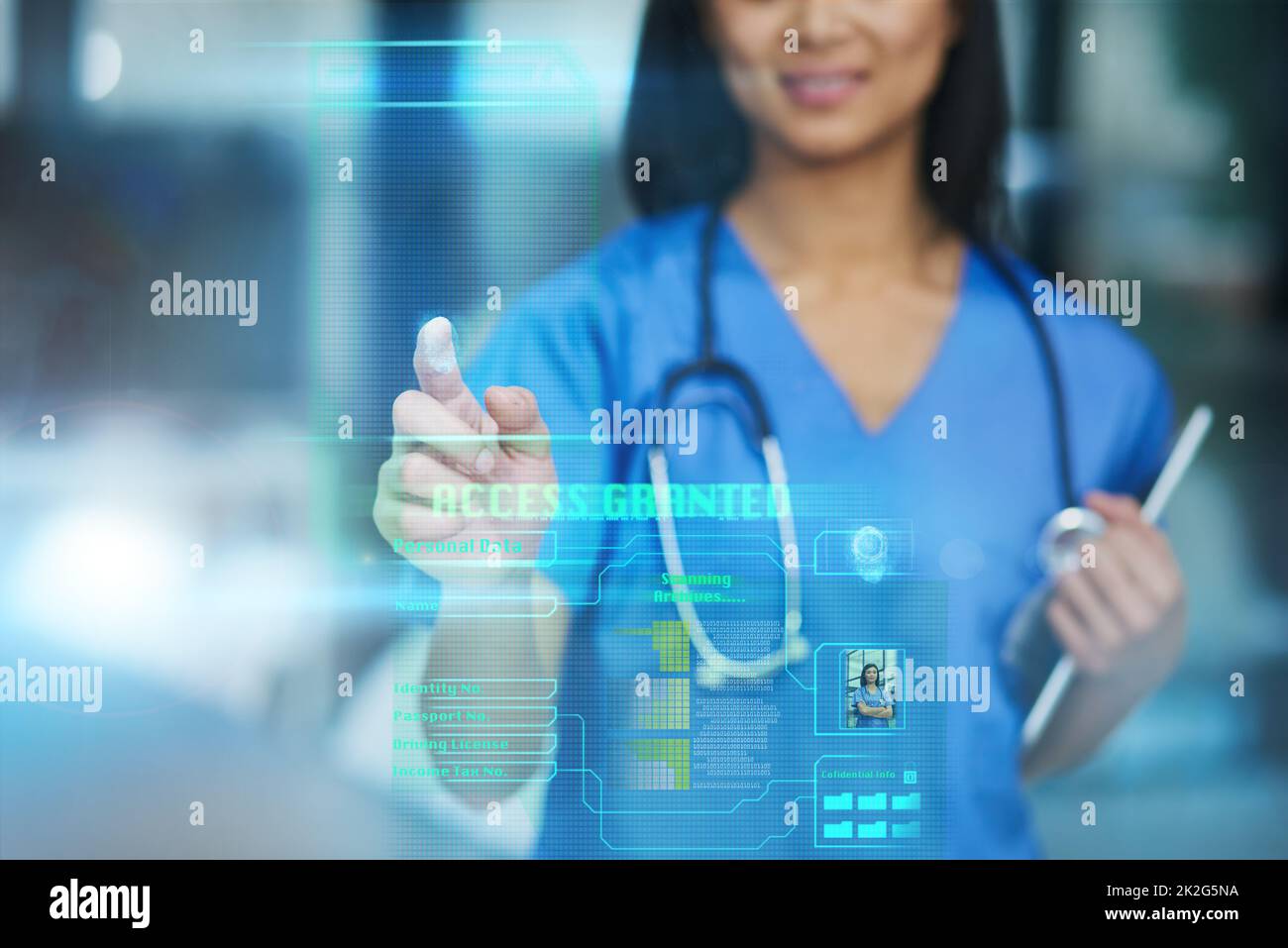 Female medical standing hi-res stock photography and images - Alamy