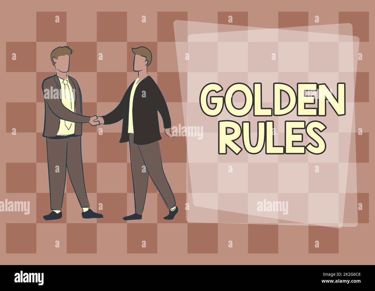 Hand writing sign Golden Rules. Internet Concept Basic principle that ...