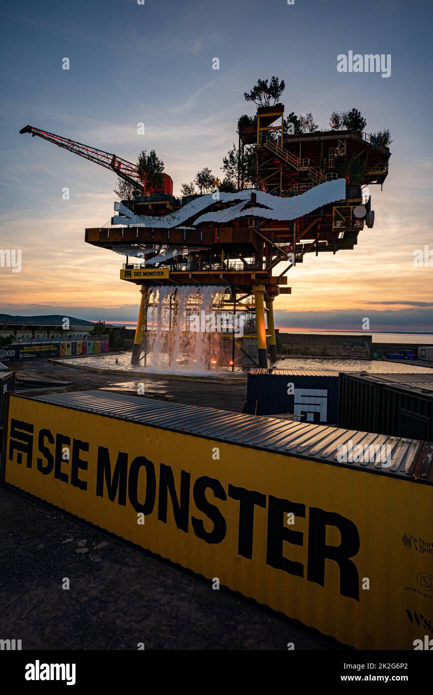 EDITORIAL USE ONLY General views of SEE MONSTER, a decommissioned North ...