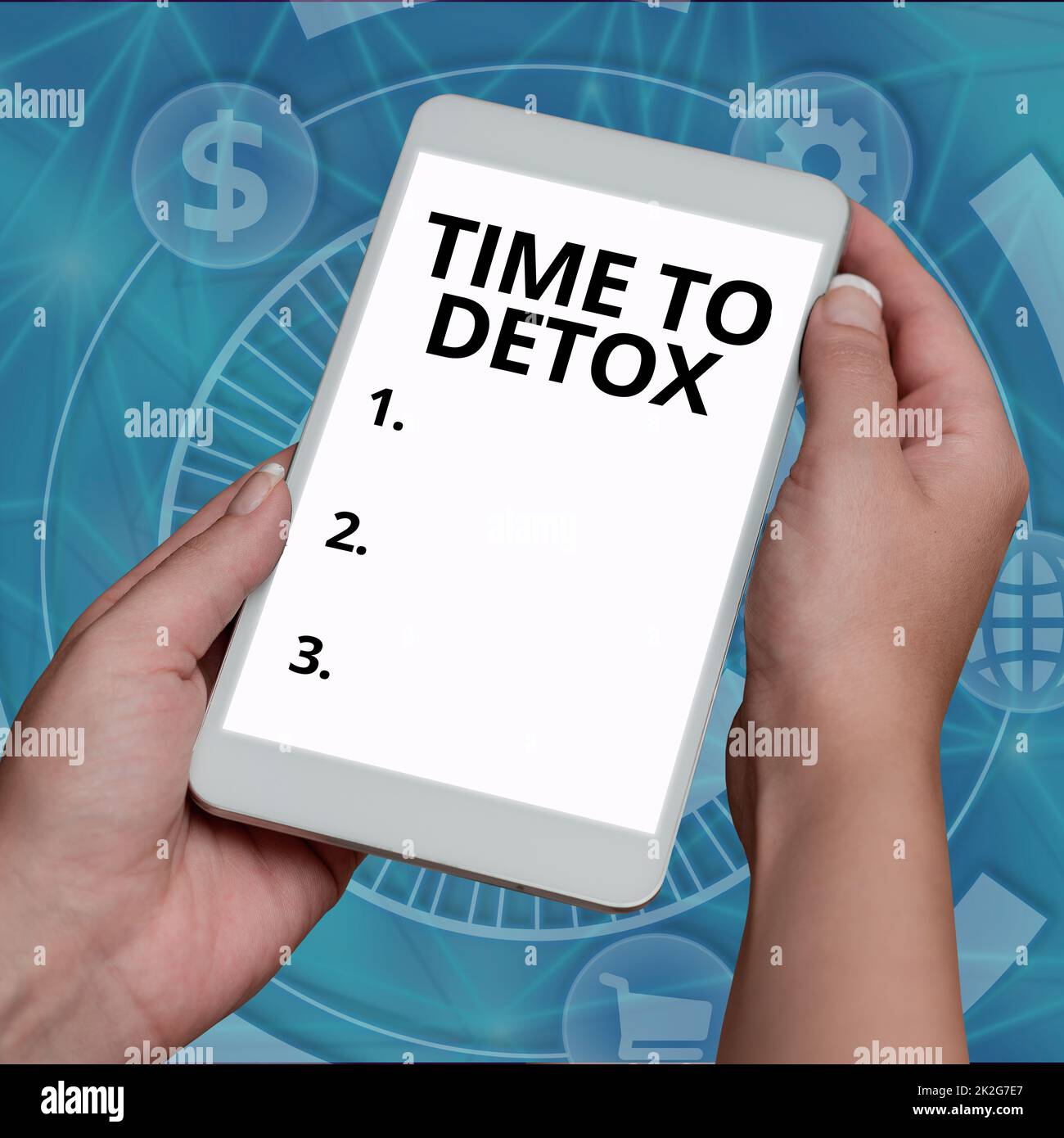 Conceptual display Time To Detox. Business idea Moment for Diet ...