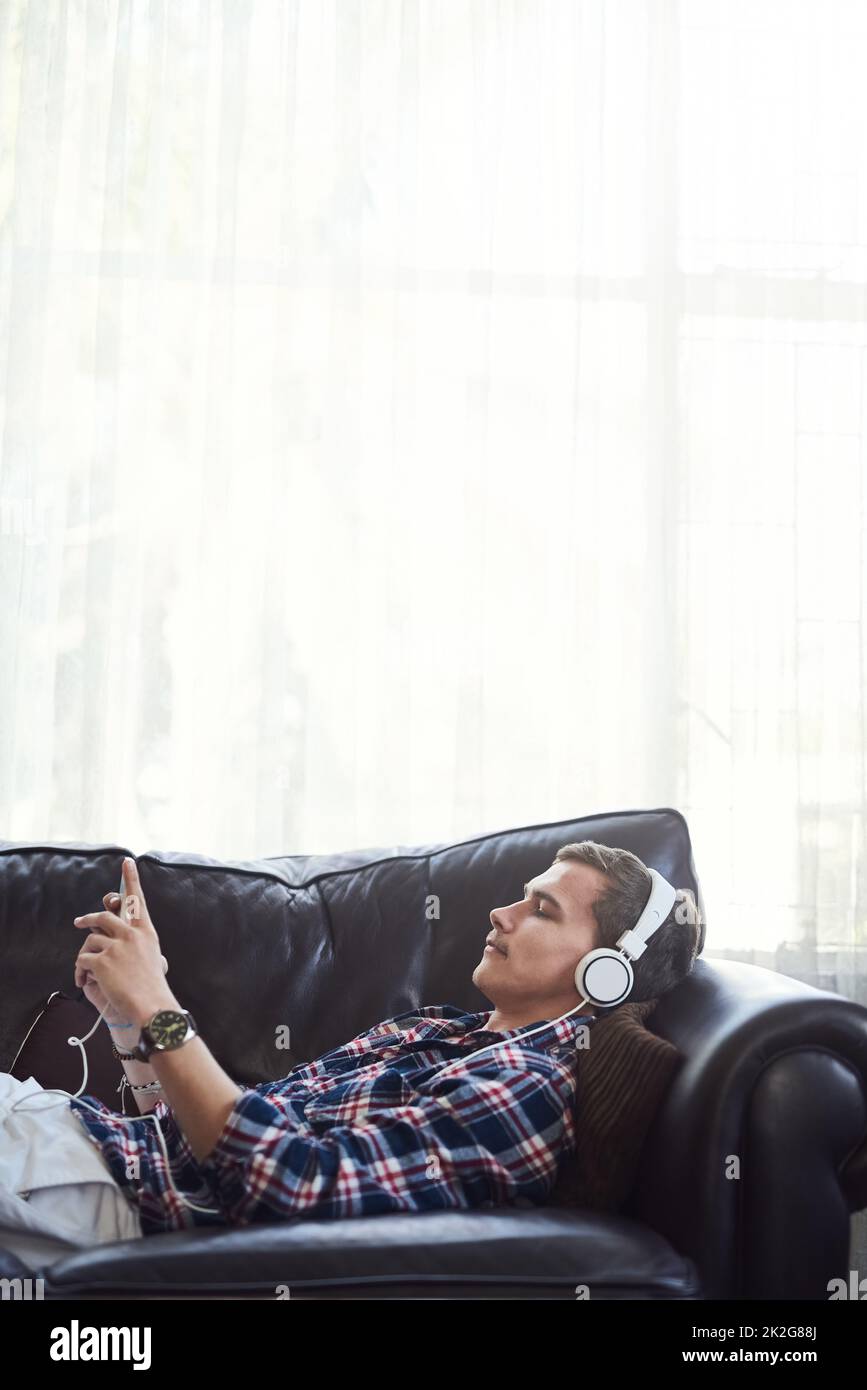 Chilling out at home hi-res stock photography and images - Alamy