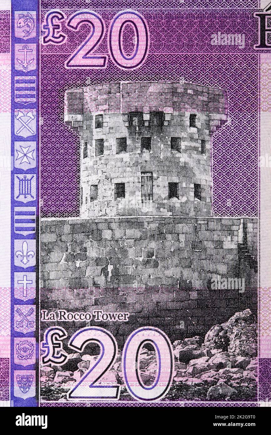 La Rocco Tower from Jersey pound Stock Photo - Alamy