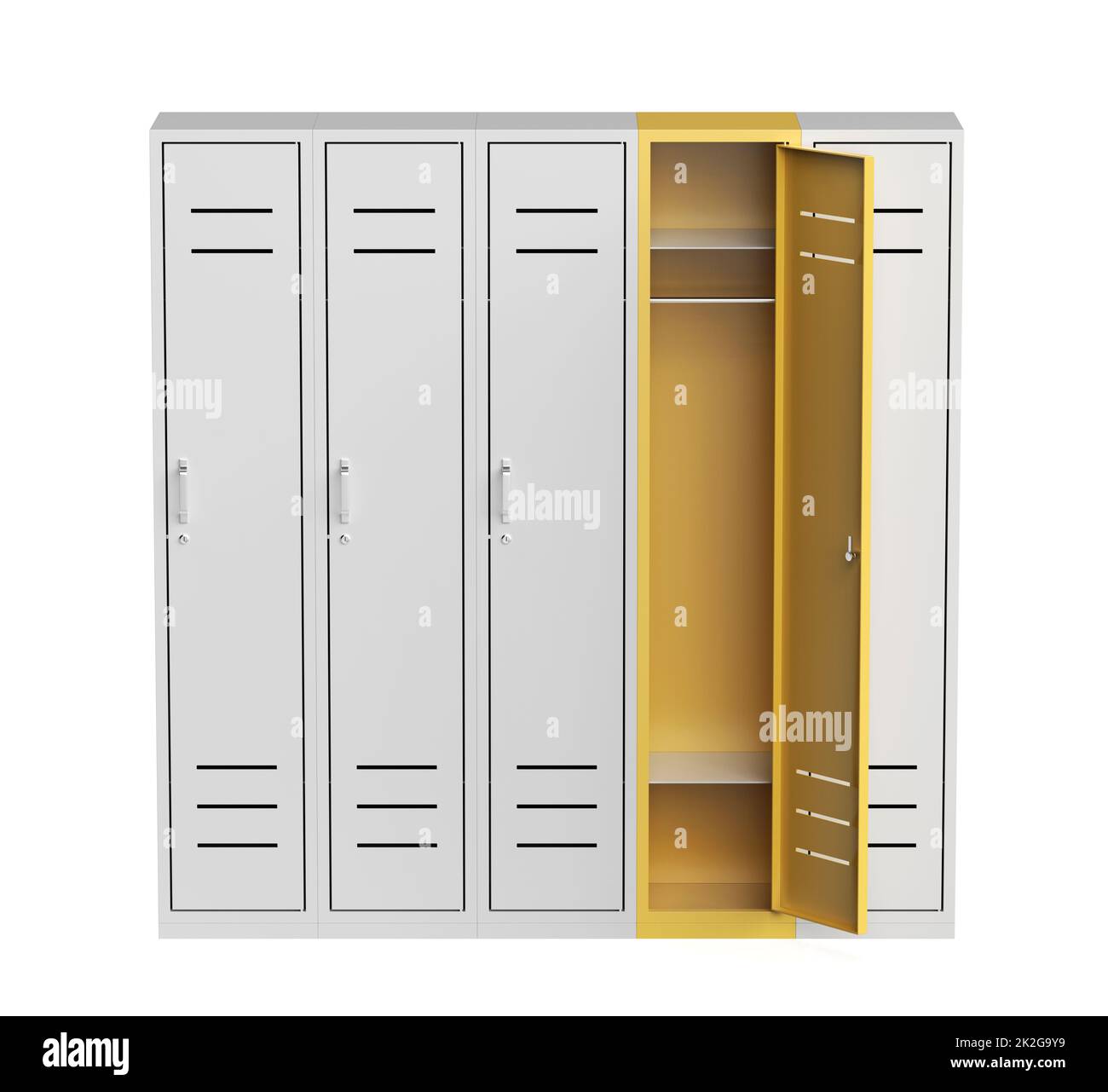 School locker room Cut Out Stock Images & Pictures - Alamy