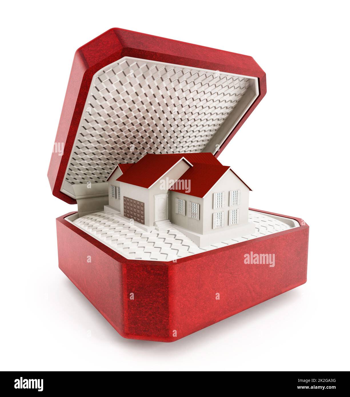 House in the box Stock Photo - Alamy