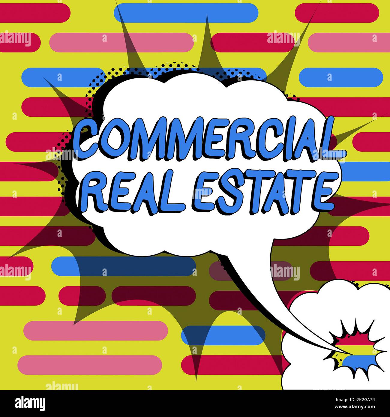 Text sign showing Commercial Real Estate. Business concept Income ...