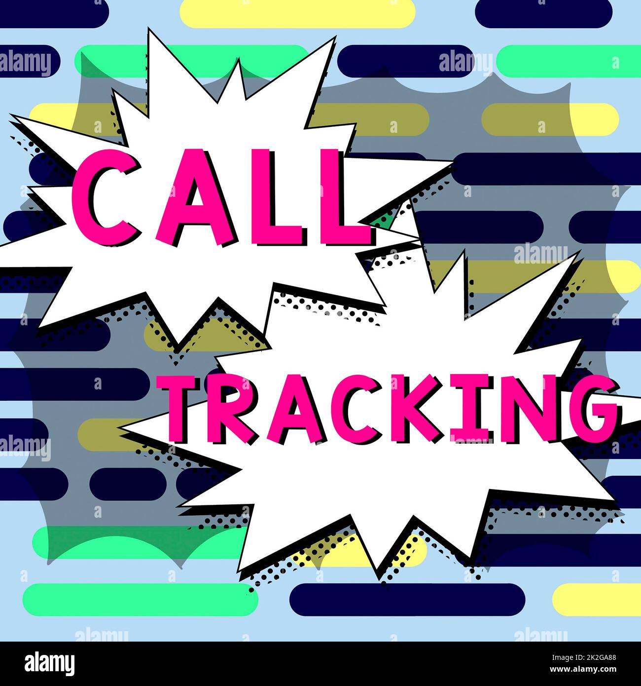 Sign displaying Call Tracking. Word Written on Organic search engine ...