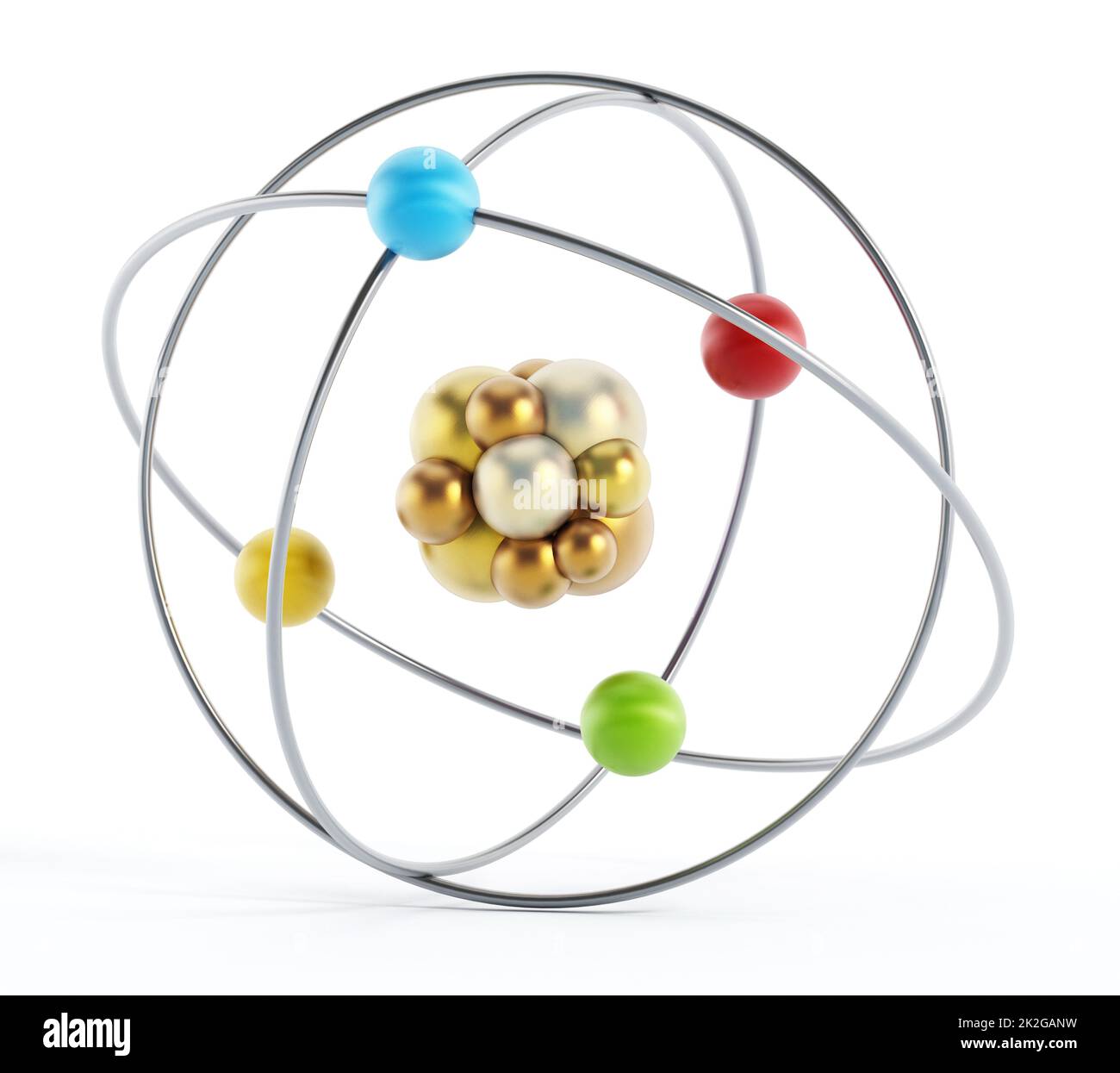Model of a generic atom Stock Photo - Alamy