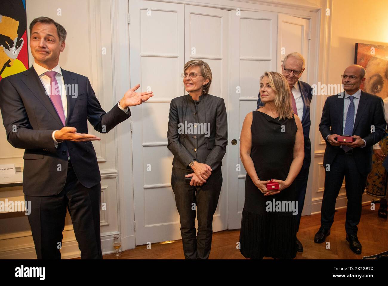 Prime Minister Alexander De Croo, Annette Bakker, Esther Perel, Georges ...