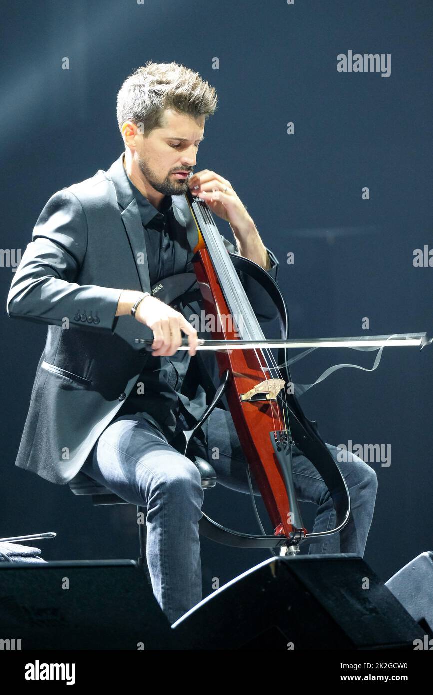 The 2Cellos - Luka Sulic during the Music Concert 2Cellos - World tour ...