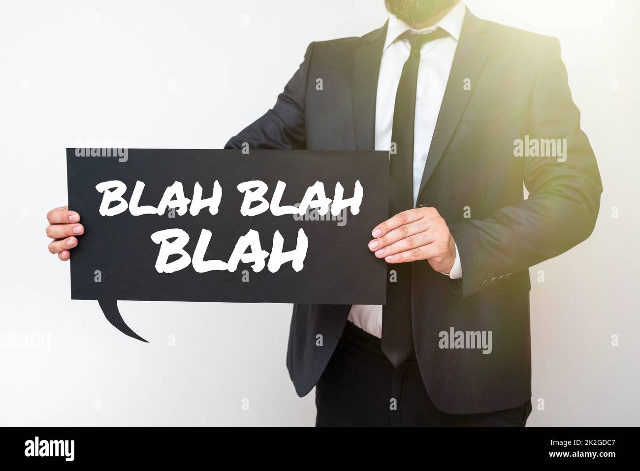 Inspiration showing sign Blah Blah Blah. Word Written on Talking too ...