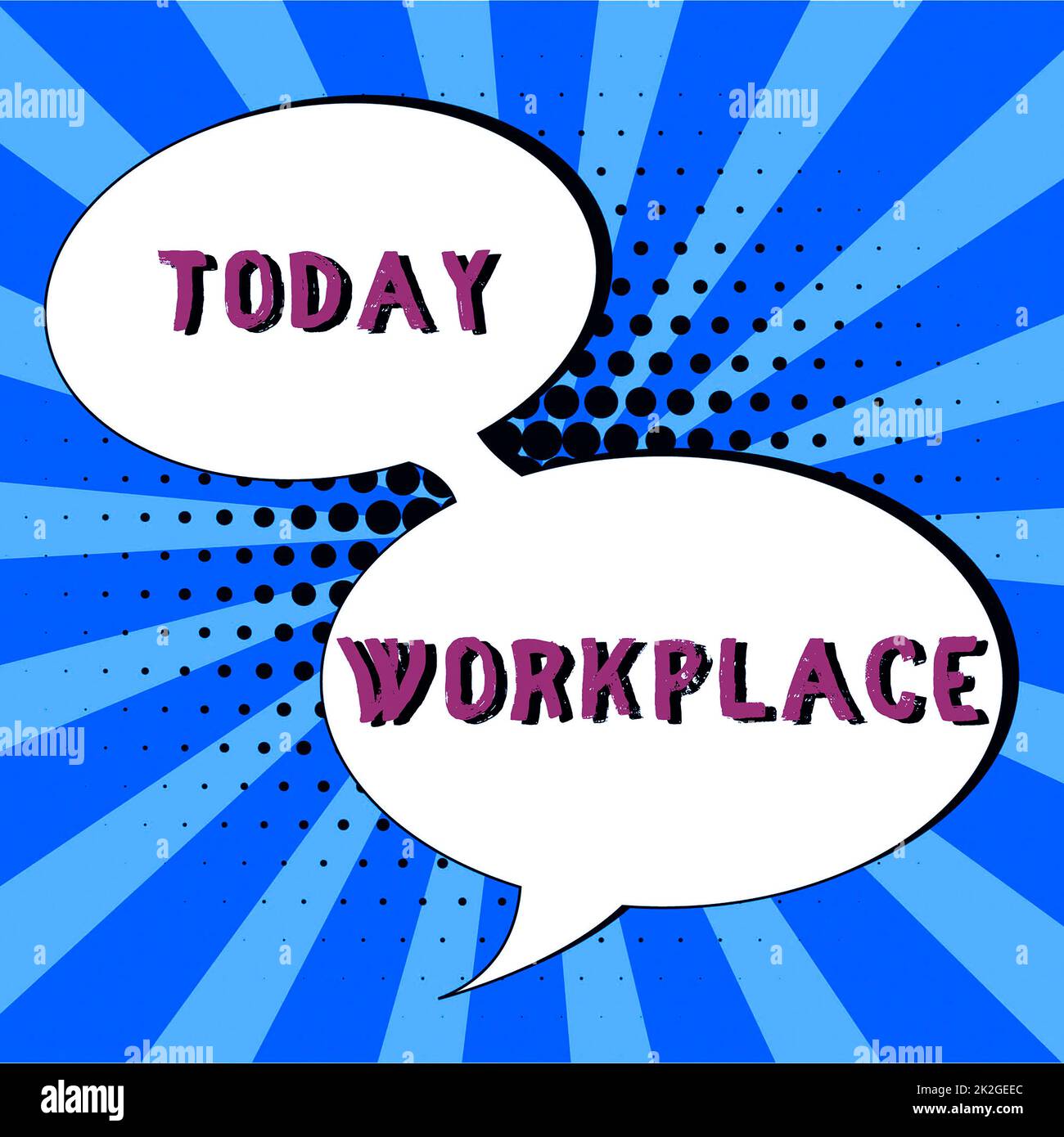 Text caption presenting Workplace. Word Written on Area where you can ...