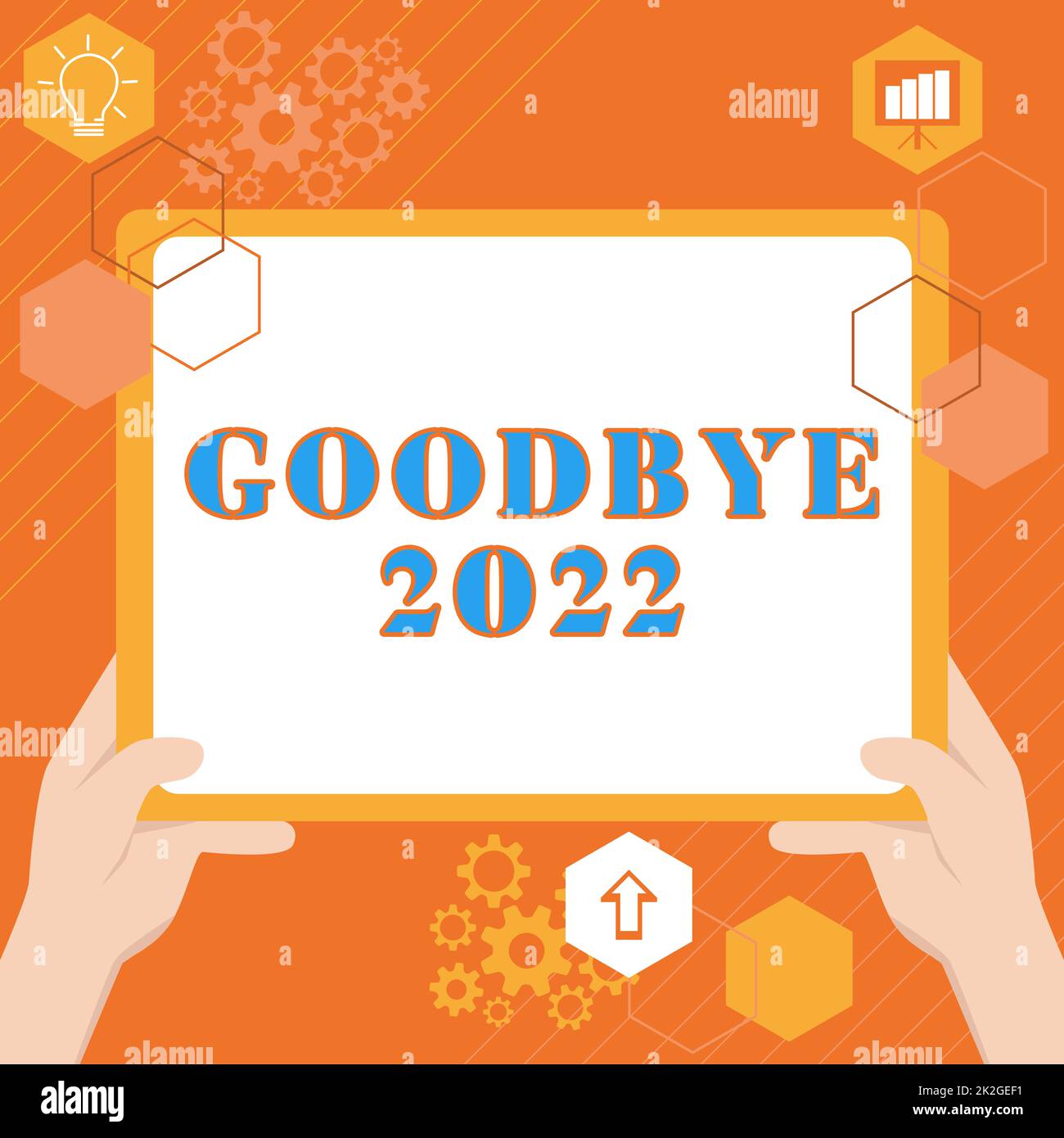 Inspiration showing sign Goodbye 2022. Business approach New Year Eve Milestone Last Month ...