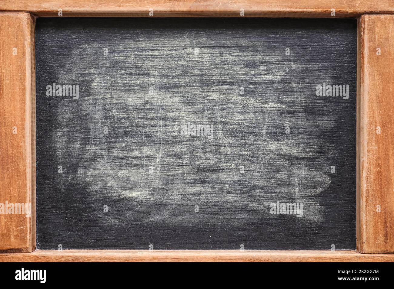Dirty chalkboard as background, top view Stock Photo - Alamy