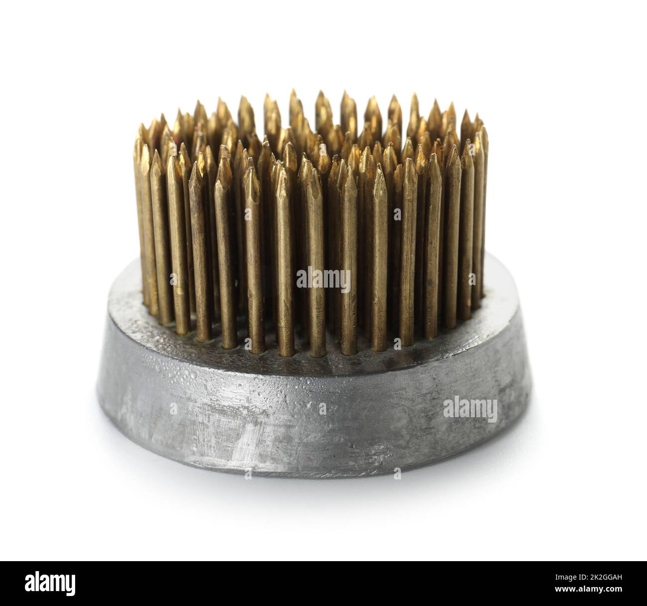 Ikebana kenzan on white background Stock Photo - Alamy