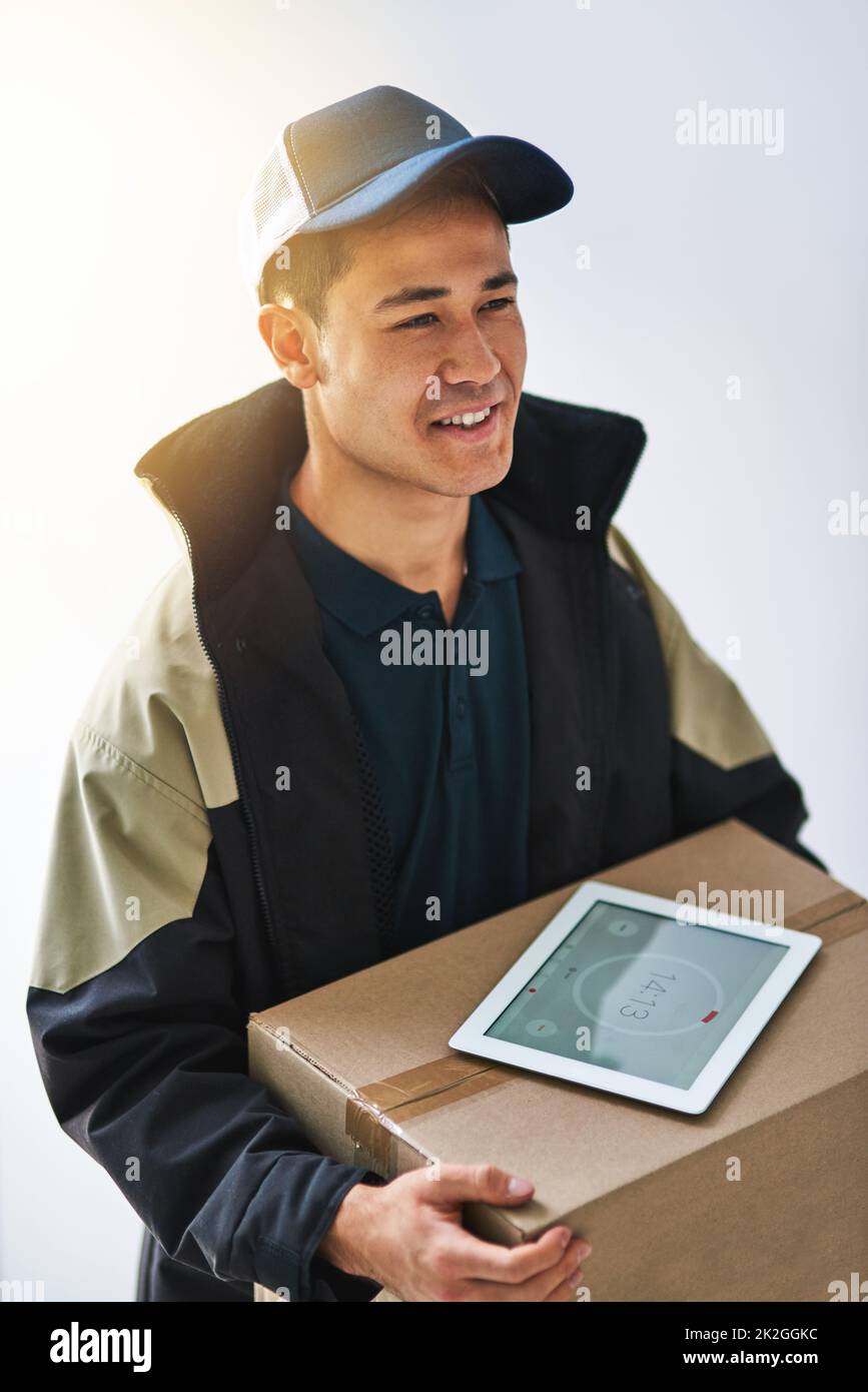 Door to door delivery deliveries delivering hi-res stock photography ...