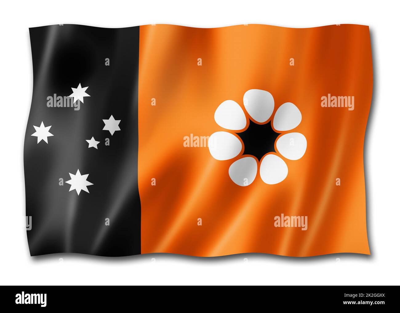 Australian Northern Territory flag, Australia waving banner collection ...