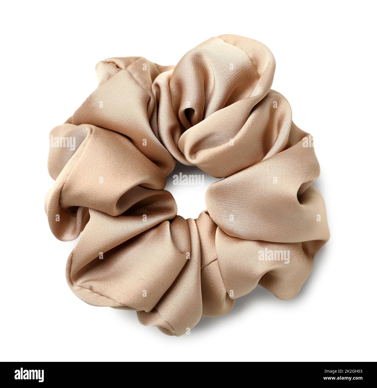 Stylish scrunchy isolated on white background Stock Photo - Alamy
