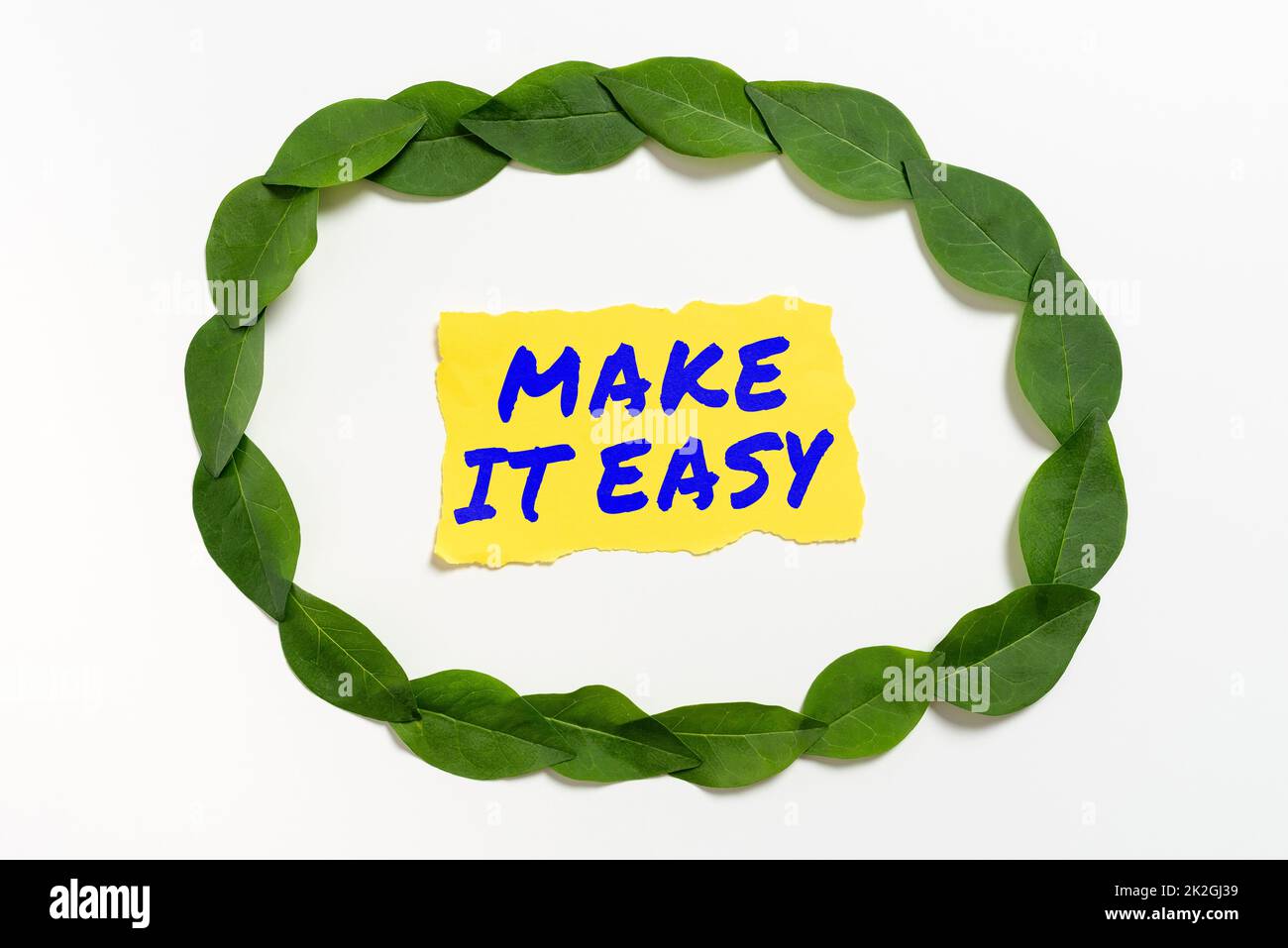 Handwriting text Make It Easy. Word Written on Smart approach ...