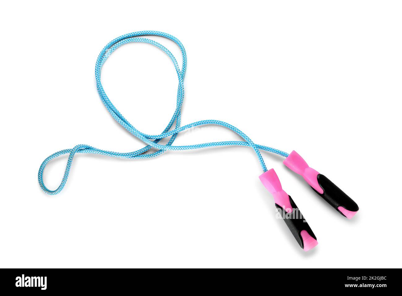 Skipping rope isolated on white background Stock Photo - Alamy