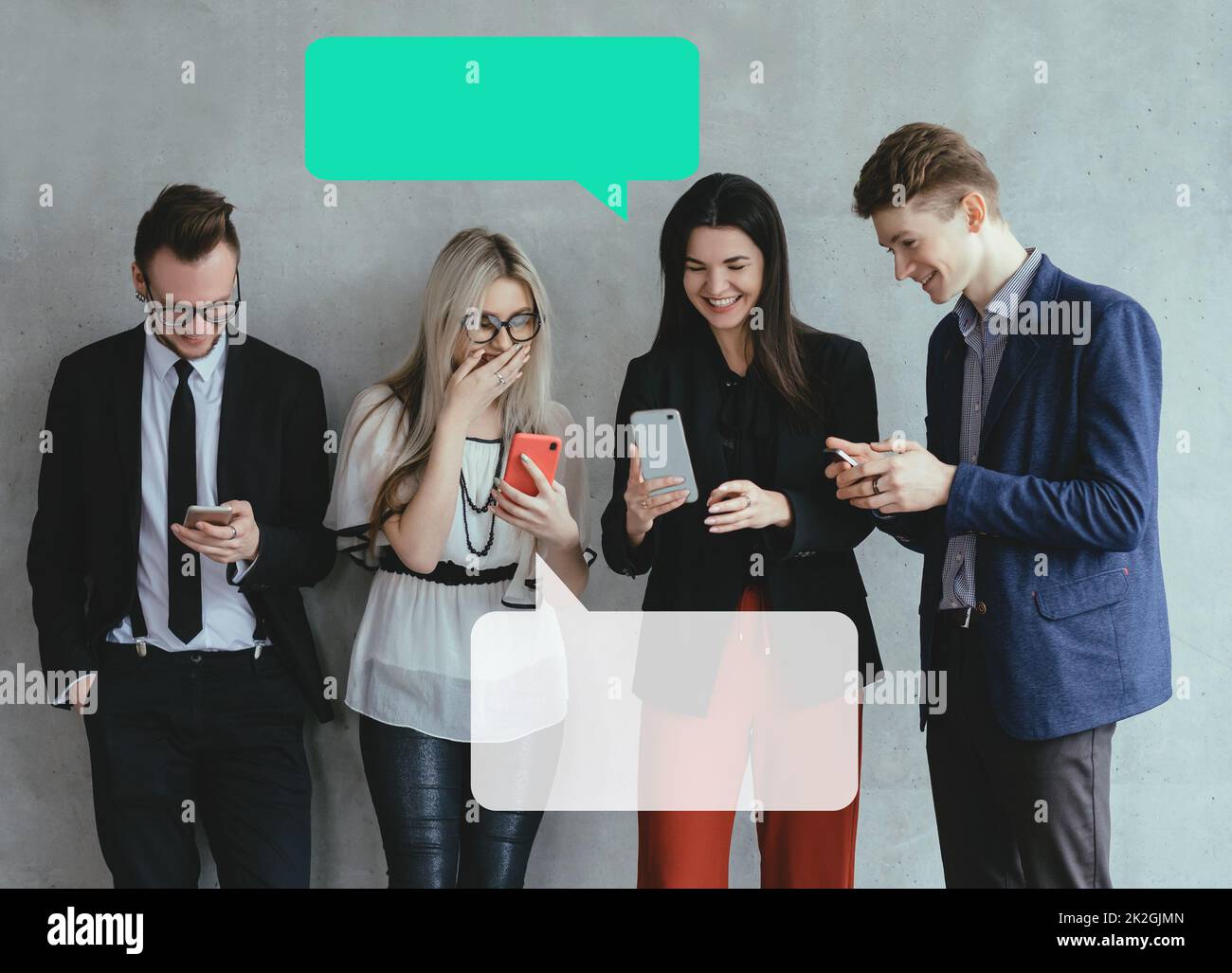 Social network. Mobile chat. Digital communication. Virtual lifestyle ...