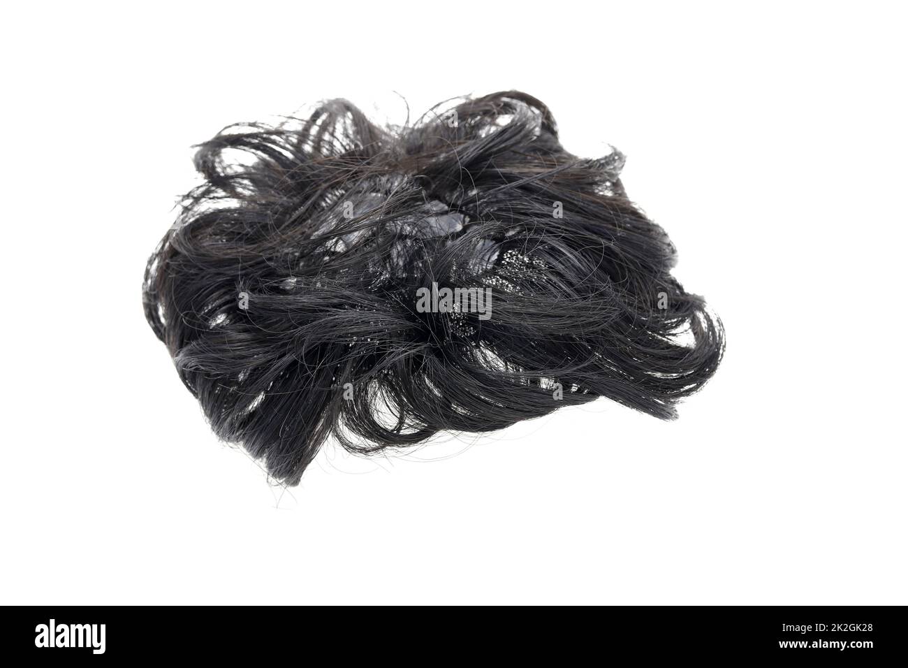 Fake hair wig, Studio lighting isolated on white background Stock Photo ...