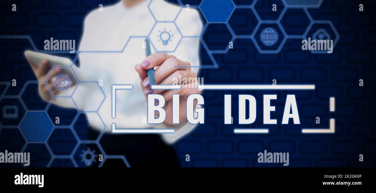 Conceptual display Big Idea. Concept meaning Having great creative ... Conceptual display Big Idea. Concept meaning Having great creative ...