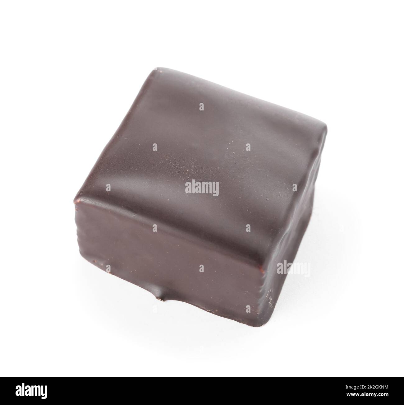 Tasty bird's milk candy on white background Stock Photo - Alamy