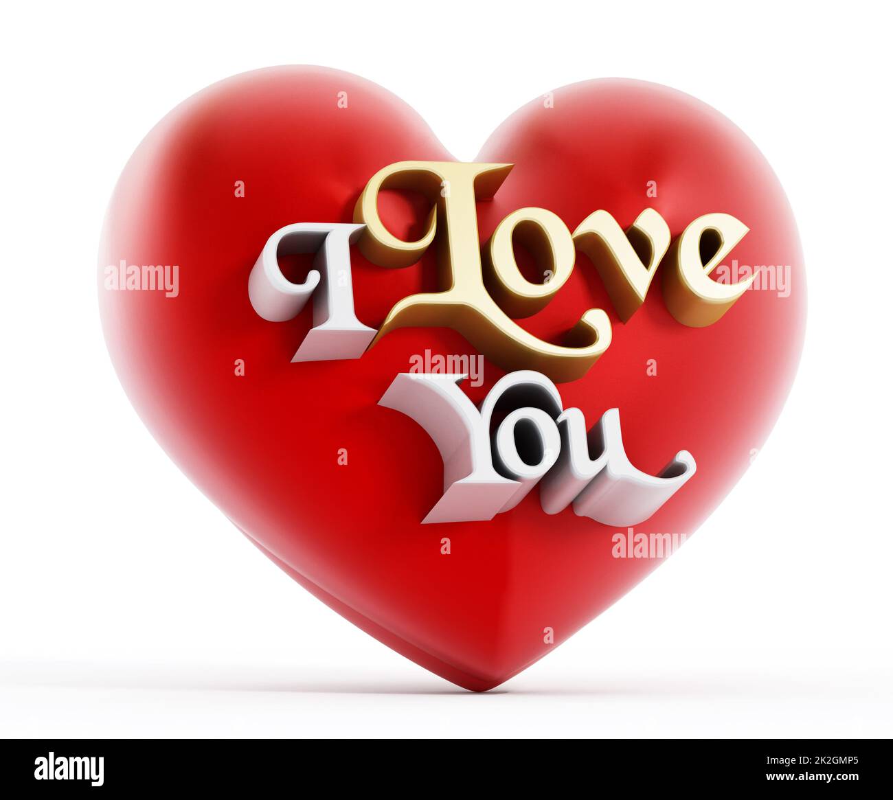 I love you heart Stock Photo - Alamy