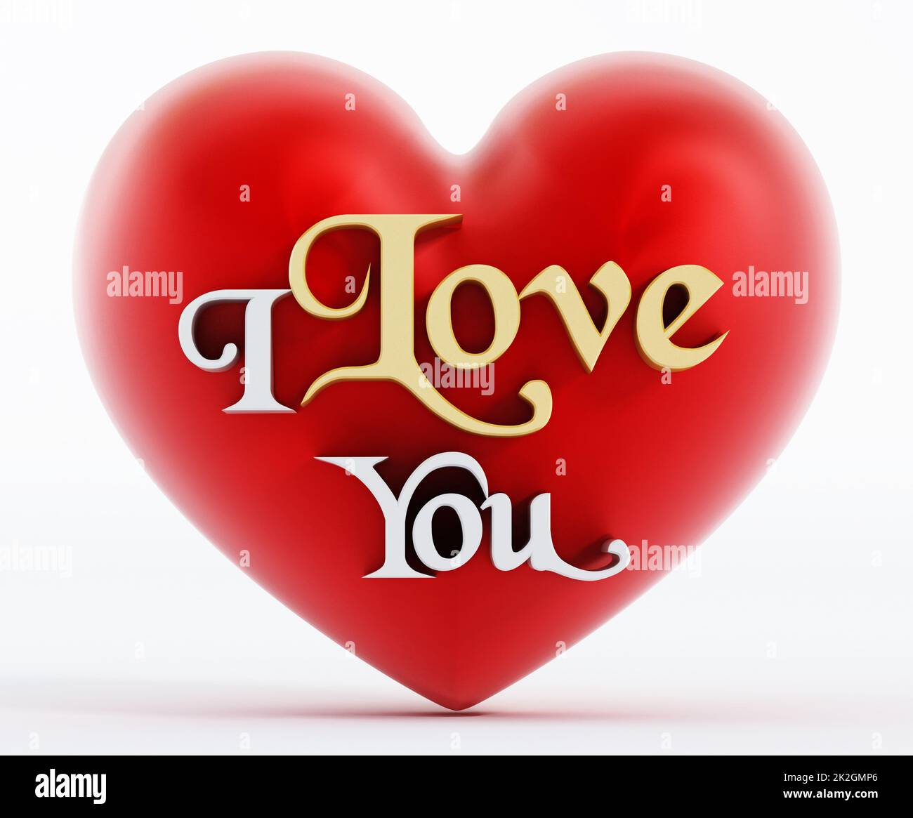 I love you heart Stock Photo - Alamy