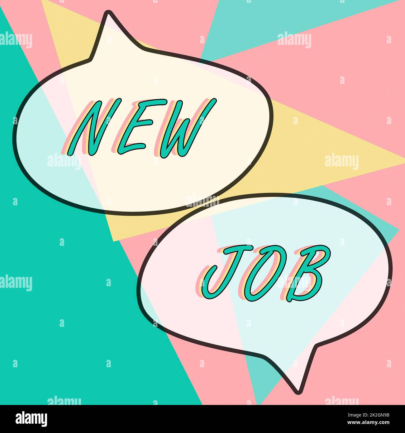 Conceptual display New Job. Business showcase signing contract Finding ...