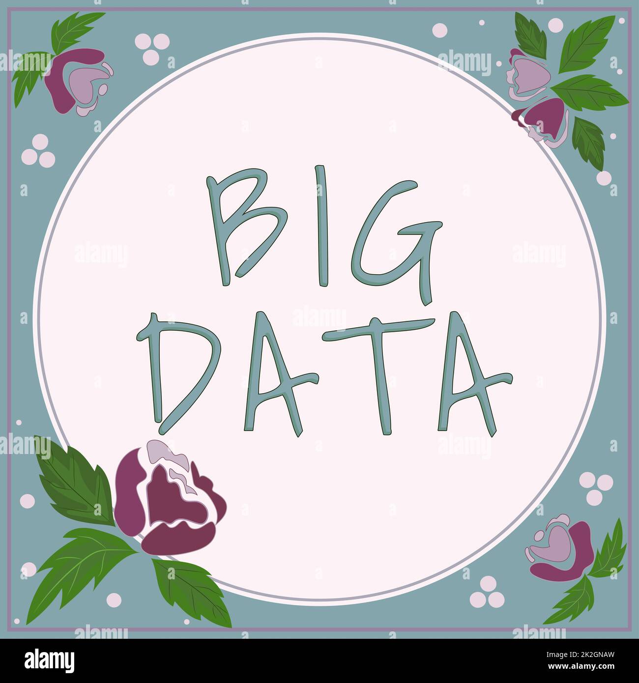 Sign displaying Big Data. Business approach sets that so complex that ...
