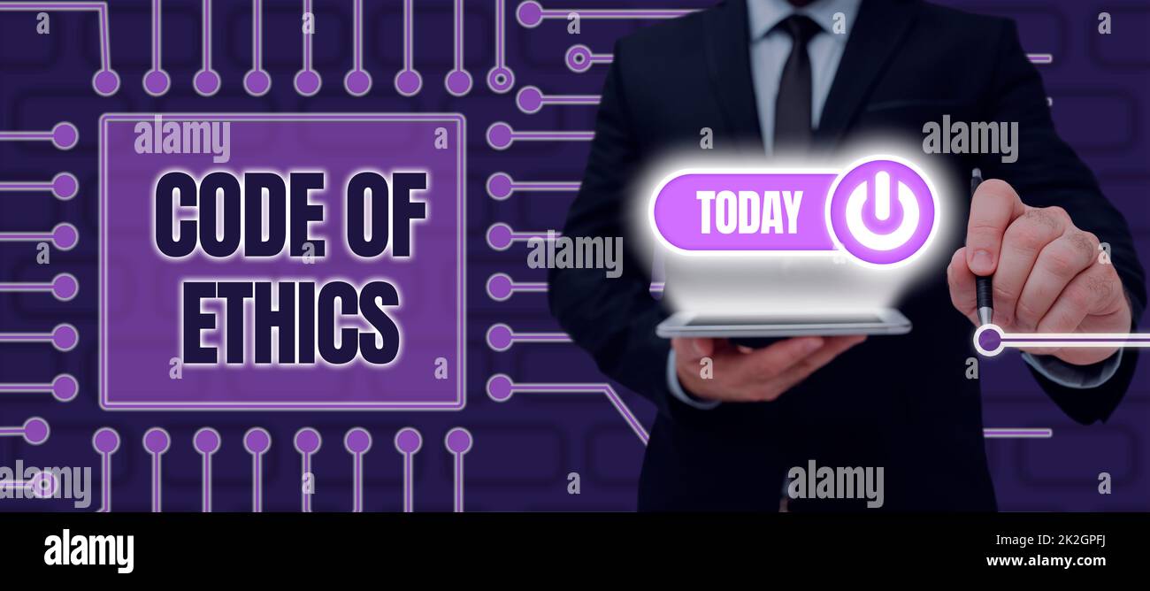 Conceptual display Code Of Ethics. Internet Concept Moral Rules Ethical ... Conceptual display Code Of Ethics. Internet Concept Moral Rules Ethical ...