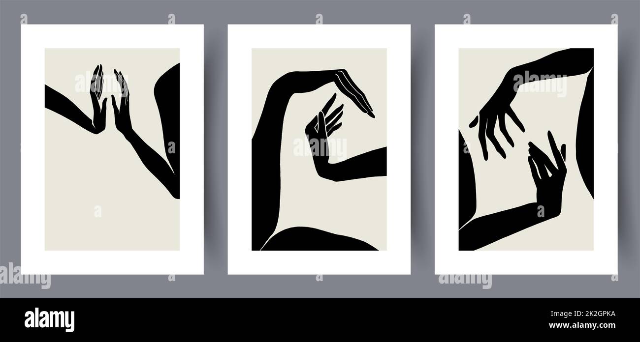 Abstract vector wall art background Stock Photo - Alamy