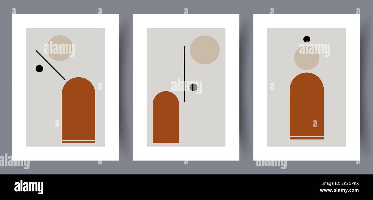 Abstract vector wall art background Stock Photo - Alamy