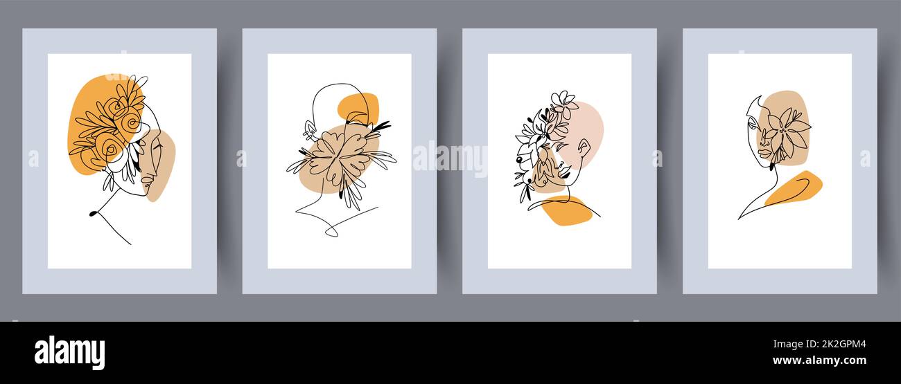 Abstract vector wall art background Stock Photo - Alamy