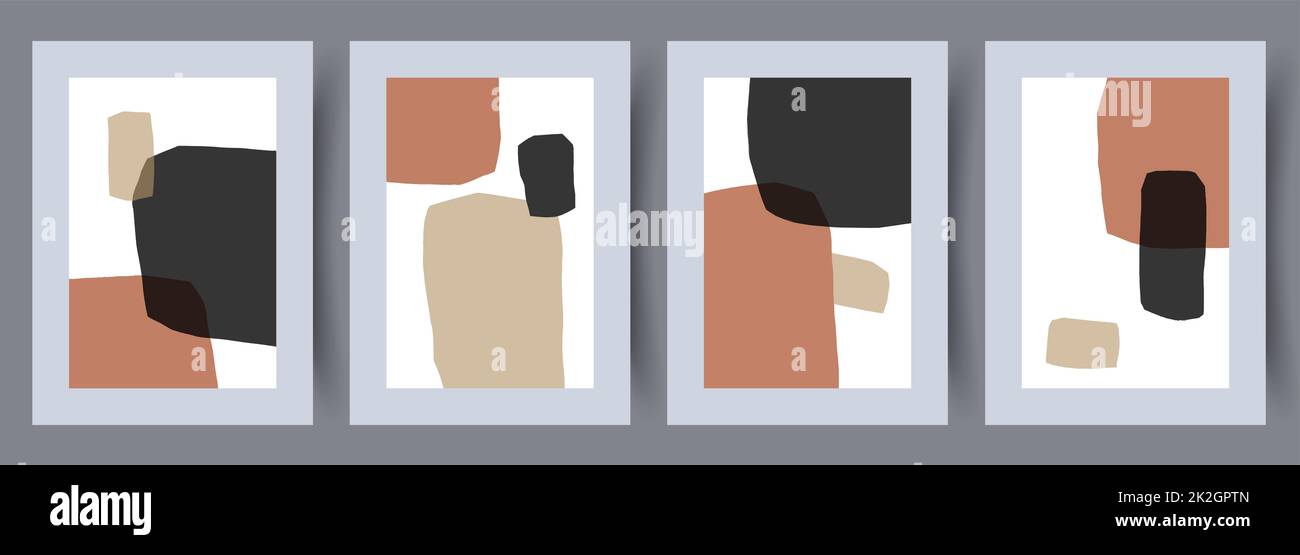 Printable wall art vector poster set Stock Photo - Alamy