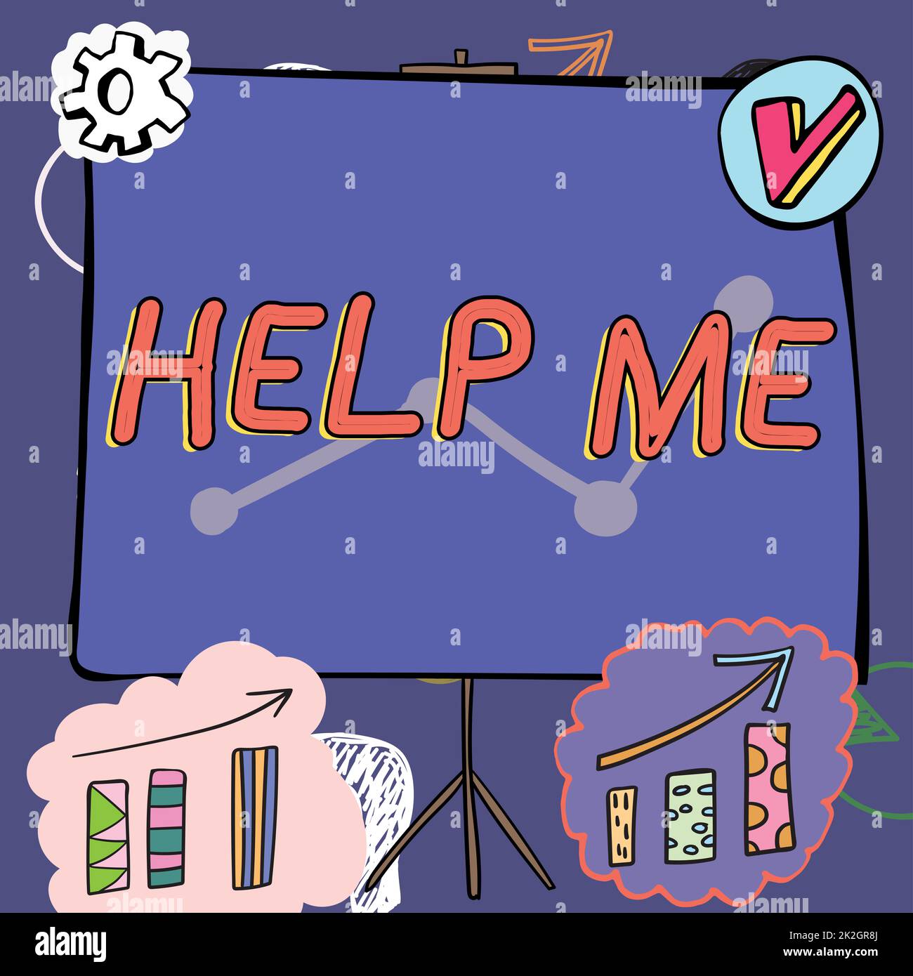 Text showing inspiration Help Me. Word for Asking someone to assist you ...