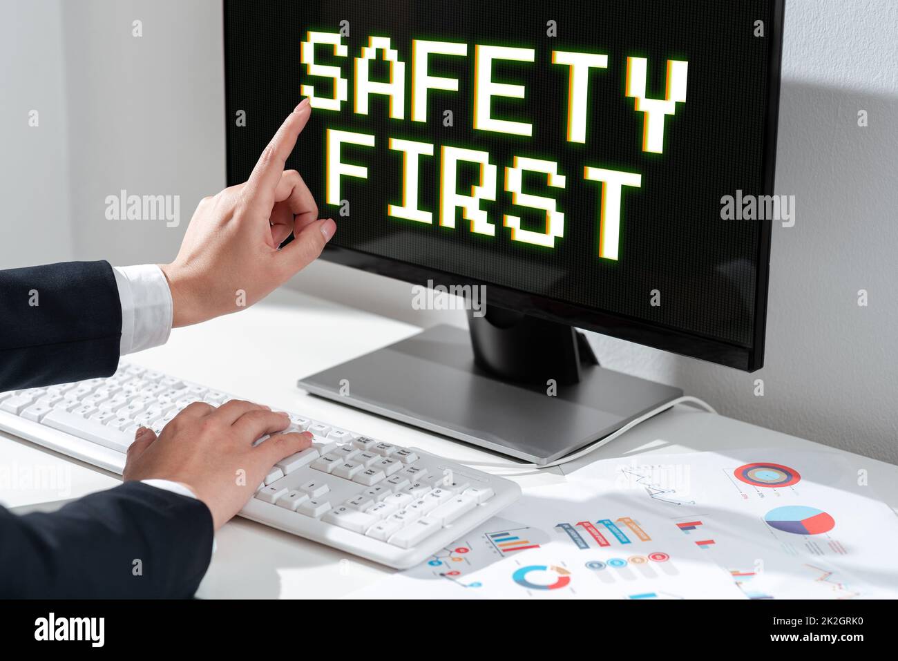 Text sign showing Safety First. Business showcase Avoid any unnecessary ... Text sign showing Safety First. Business showcase Avoid any unnecessary ...