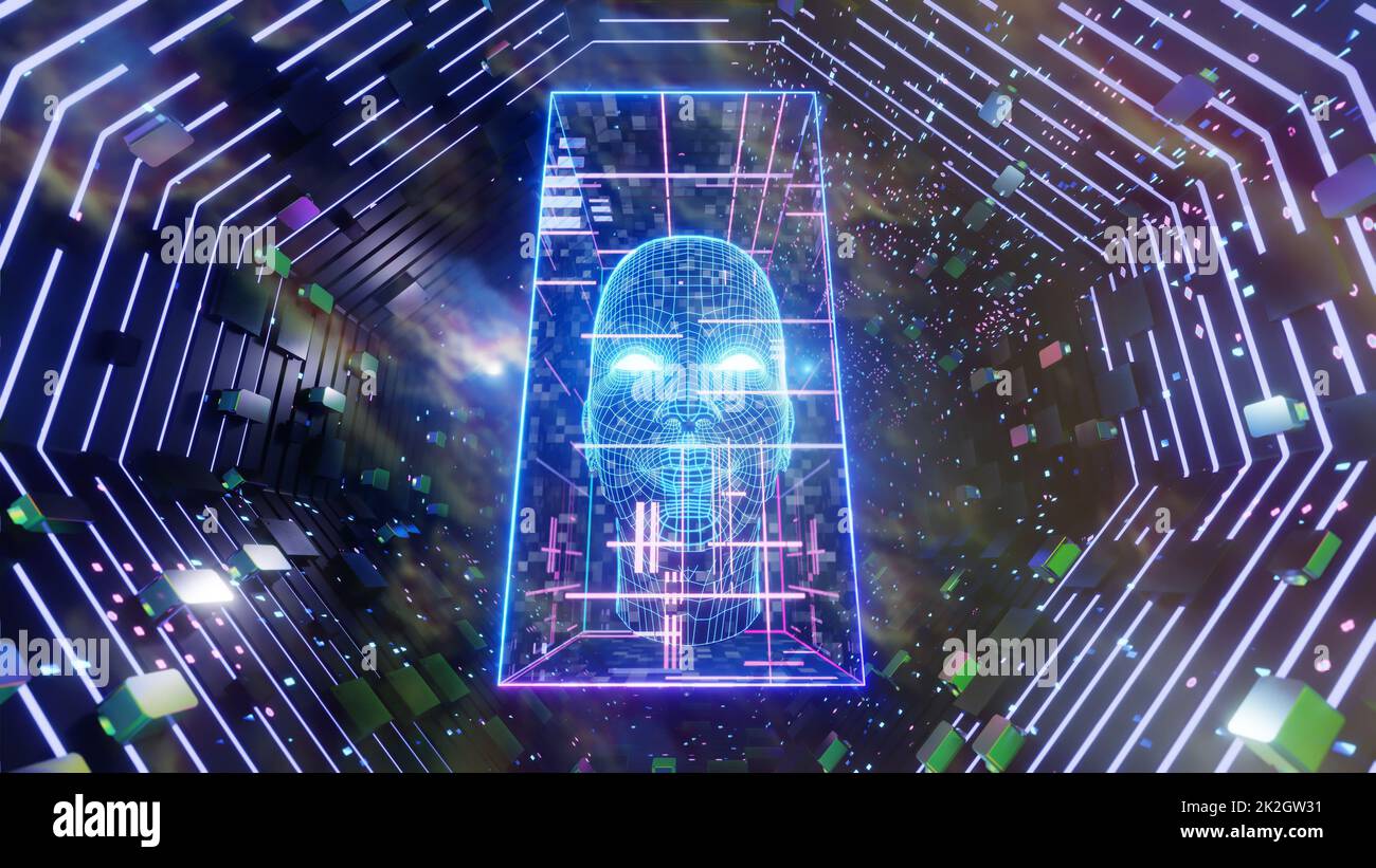 Ai Digital Tunnel Stock Photo - Alamy